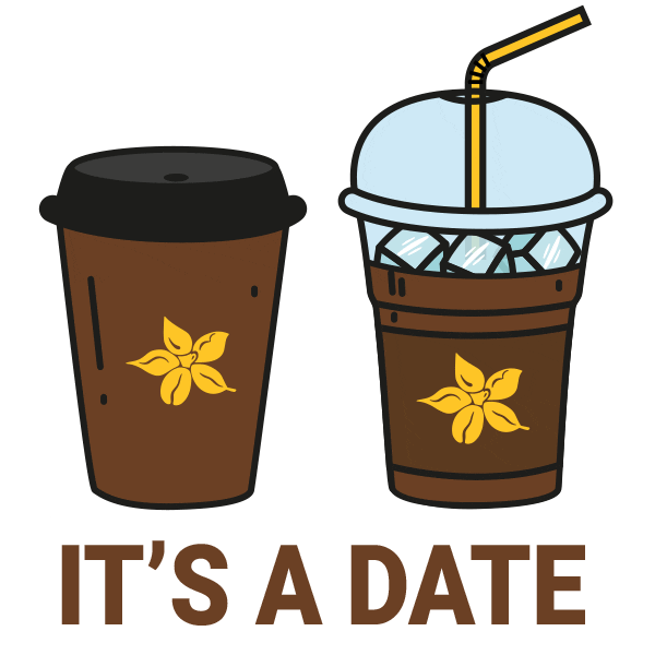 Iced Coffee Date Sticker by Coffee Island Cyprus for iOS & Android | GIPHY