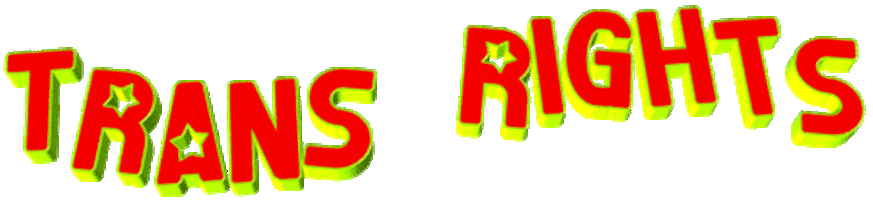 Trans Rights Sticker by AnimatedText for iOS & Android | GIPHY