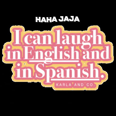 Spanish Laugh GIF by Karla and Co - Find & Share on GIPHY