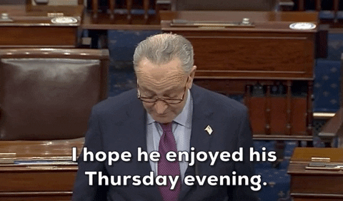 Chuck Schumer GIF by GIPHY News - Find & Share on GIPHY