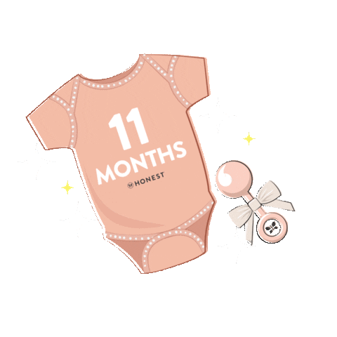 Baby Milestone Sticker by The Honest Company for iOS & Android | GIPHY
