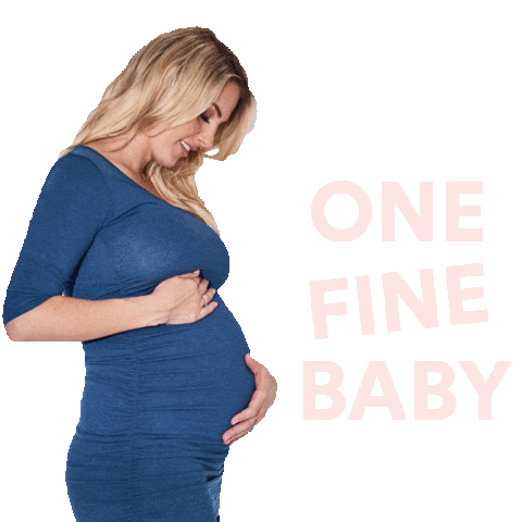 Baby Bump Mumlife Sticker by One Fine Baby for iOS & Android | GIPHY