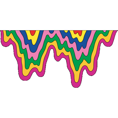 Color Drip Sticker by Jen Stark for iOS & Android | GIPHY