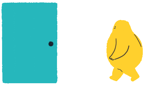 Leave Go Sticker by SimpleInfo for iOS & Android | GIPHY