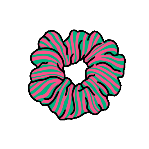 90S Scrunchie Sticker by Sophie Rose Brampton for iOS & Android | GIPHY