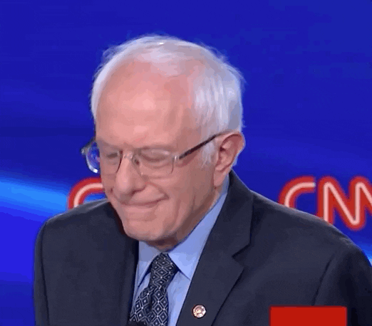 Bernie Sanders Smile GIF by GIPHY News - Find & Share on GIPHY