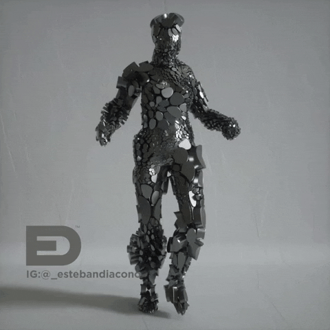 Houdini Simulations Cgi Uncanny Weird GIF by Esteban Diácono - Find ...