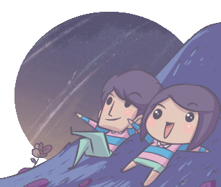 Shooting Star Love Sticker by Pionicon for iOS & Android | GIPHY