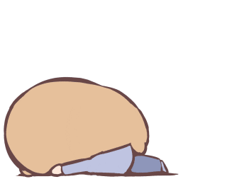 Girl Fall Sticker by HitoPotato for iOS & Android | GIPHY