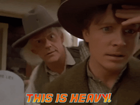 This Is Heavy Michael J Fox GIF by Back to the Future Trilogy - Find ...