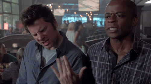 Psych Fist Bump Gif