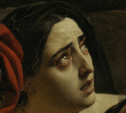 Crying Painting