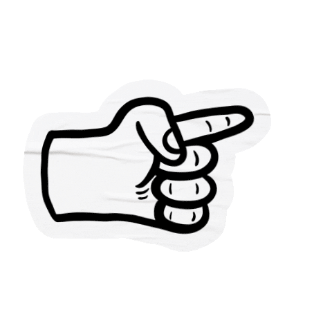 You Are Here Pointing Sticker by BBDO Belgium for iOS & Android | GIPHY