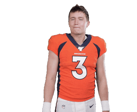 Drew Lock Football Sticker by NFL for iOS & Android | GIPHY