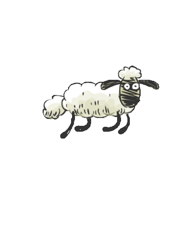 Shaun The Sheep Walking Sticker by Aardman Animations for iOS & Android ...