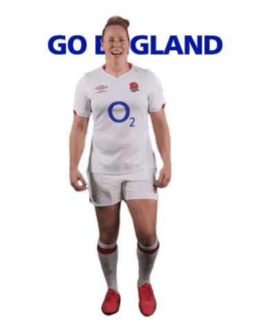 Red Roses Rugby Sticker by O2 for iOS & Android | GIPHY