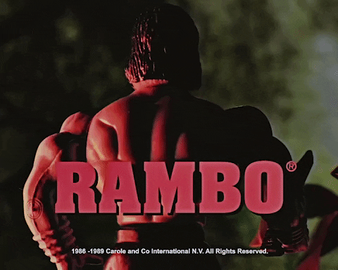 80S Rambo GIF - Find & Share on GIPHY