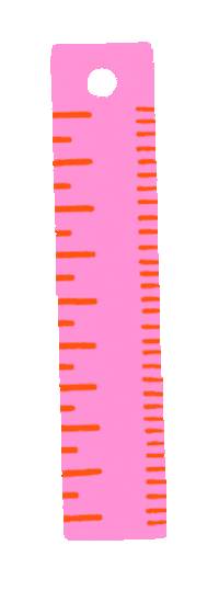 School Ruler Sticker for iOS & Android | GIPHY