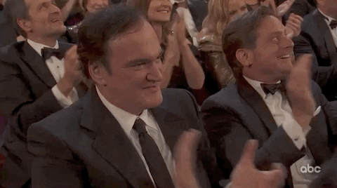 Quentin Tarantino Clapping GIF by The Academy Awards - Find & Share on ...