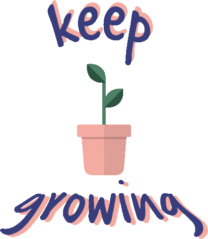 Plant Grow Sticker by Paloma Beauty for iOS & Android | GIPHY