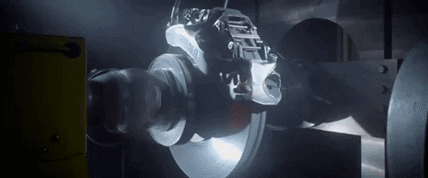 Carbon Ceramic Brake Testing : mechanical_gifs
