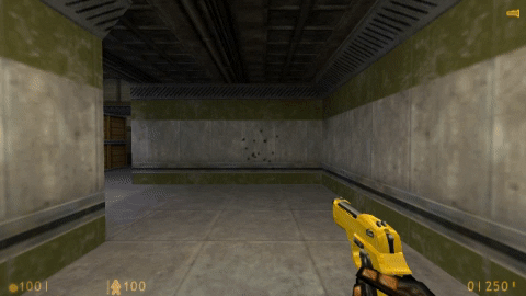 Half-Life Golden (HD) Weapons Reskin Work In Progress for Half-Life ...