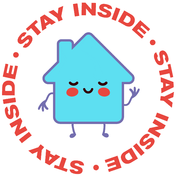 Keep Calm Work From Home Sticker by LITTLE Agency for iOS & Android | GIPHY
