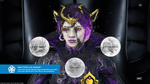 Tenebrous Ephemera over operator face - Art & Animation - Warframe Forums