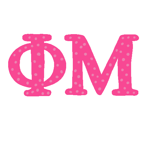 Phi Mu Greek Sticker by Jelene for iOS & Android | GIPHY