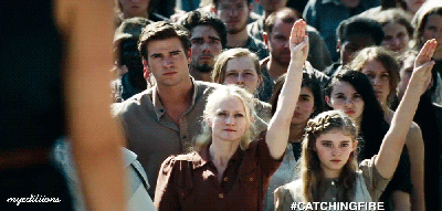 The Hunger Games Salute GIF - Find & Share on GIPHY
