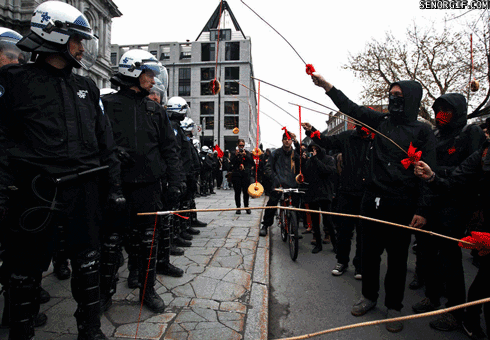 Cops Riot GIF by Cheezburger - Find & Share on GIPHY