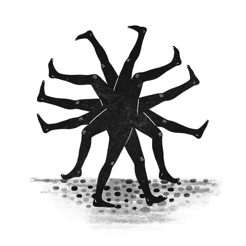 Animation Walking GIF by Min Liu - Find & Share on GIPHY