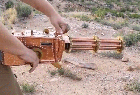 Steampunk Gatling GIF - Find & Share on GIPHY