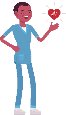 Nurse Rn Sticker by Supplemental Health Care for iOS & Android | GIPHY