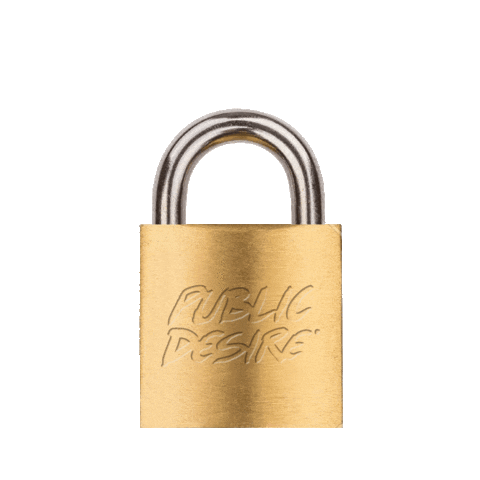 Padlock Sticker by Public Desire for iOS & Android | GIPHY