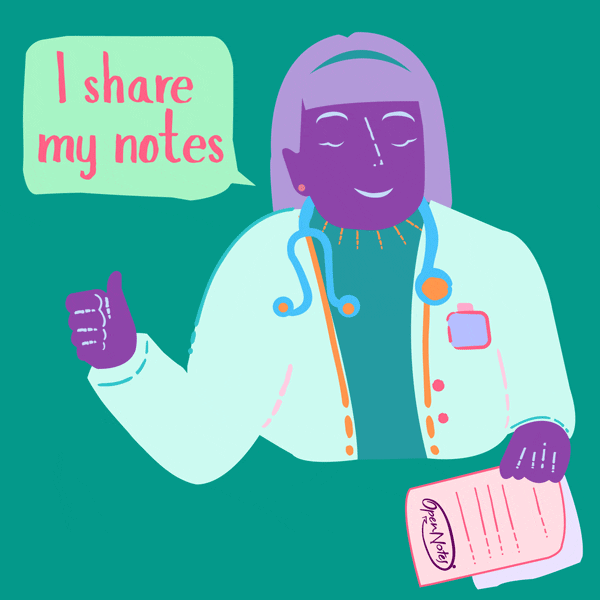 Health Thumbs Up GIF by OpenNotes - Find & Share on GIPHY