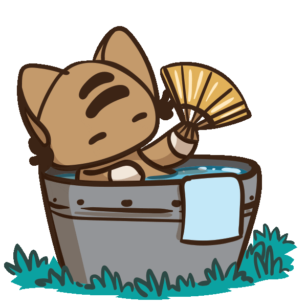 Cats Chilling Sticker by BeKyoot for iOS & Android | GIPHY