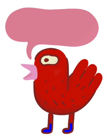 Bird Talking Sticker by yavuz ozturk for iOS & Android | GIPHY