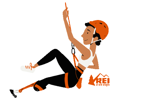 Climbing Sticker by REI for iOS & Android | GIPHY