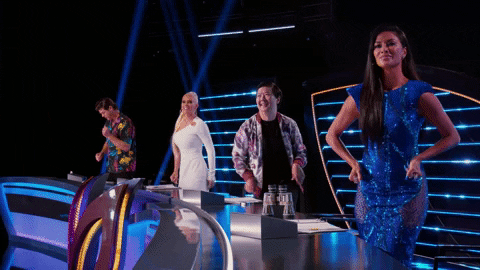 Nicole Scherzinger Dancing GIF by The Masked Singer - Find & Share on GIPHY