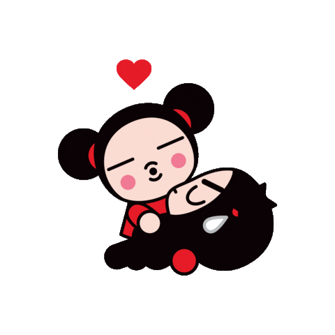 Valentine Love Sticker by Pucca World for iOS & Android | GIPHY