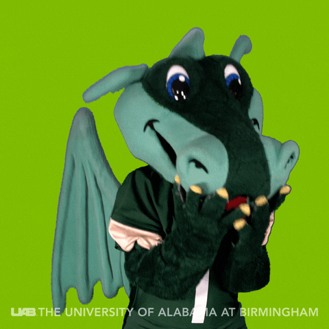 Excited Uab Blazers GIF by The University of Alabama at Birmingham ...