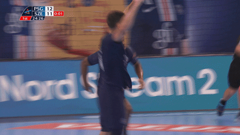 Happy Sport GIF by Paris Saint-Germain Handball - Find & Share on GIPHY
