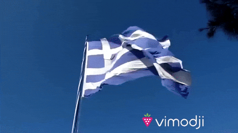 Greek Flag Greece GIF by Vimodji - Find & Share on GIPHY