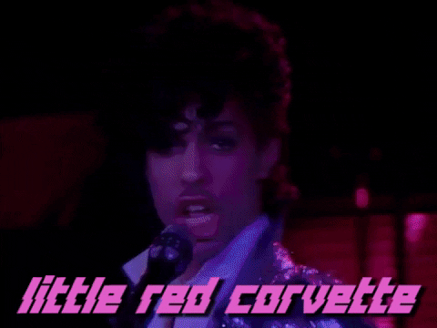 Little Red Corvette GIF by Prince - Find & Share on GIPHY