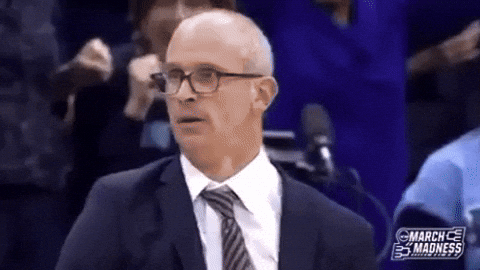 Dan Hurley Uri Rams GIF by NCAA March Madness - Find & Share on GIPHY