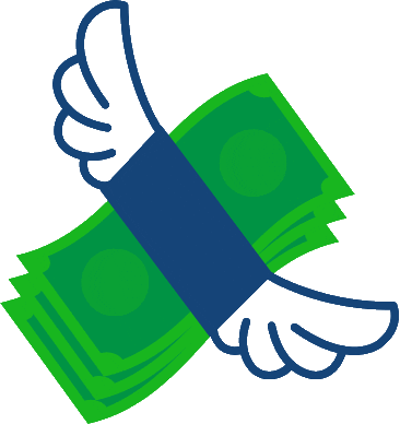 Money Flying Sticker by Yapı Kredi for iOS & Android | GIPHY