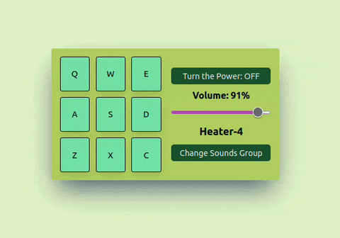 GitHub - albugowy15/drum-machine: A drum machine simulator built with ReactJS and Tailwind CSS