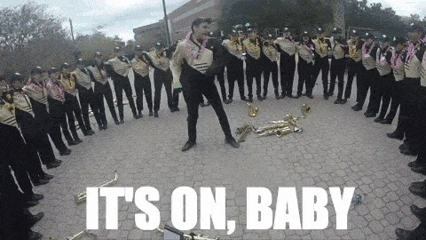 Excited Marching Band GIF by UCF Marching Knights - Find & Share on GIPHY