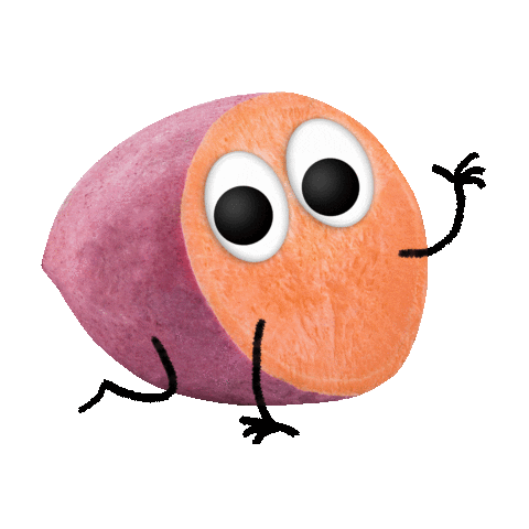 Sweet Potato Hello Sticker by Freche Freunde for iOS & Android | GIPHY